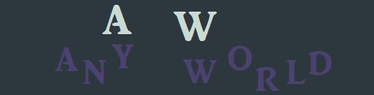 クラス紹介 : AnyWorld（自作ゲーム）