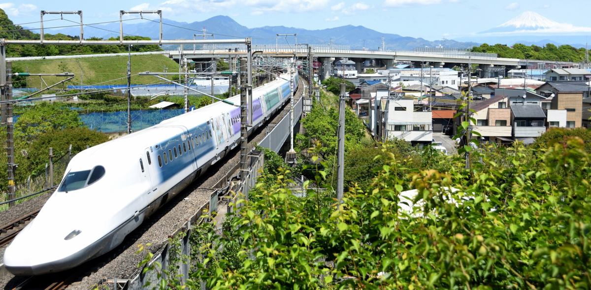 【5月25日】東海道新幹線 N700S系 J46編成撮影 : 山紫水明な景色を求め